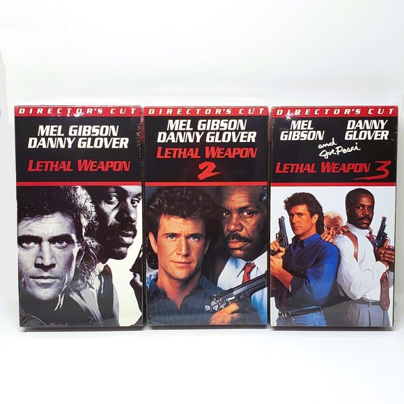Warner Bros. | Media | New Sealed Lethal Weapon Vhs Lot 2 3 Directors ...
